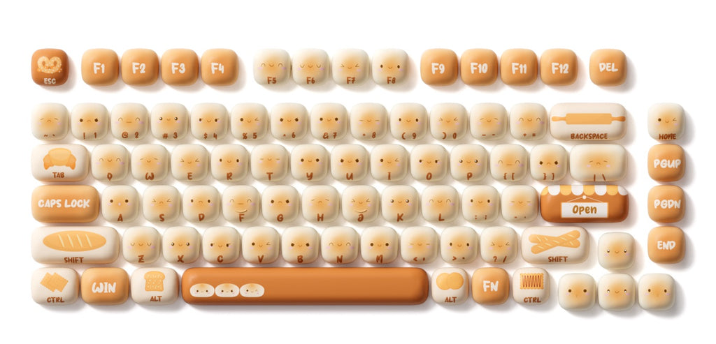 Akko Bun Wonderland 138 Key MOG Profile Dye Sub PBT Keycap Set