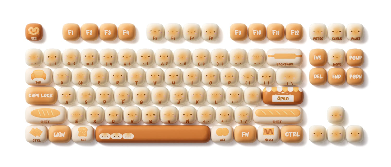 Akko Bun Wonderland 138 Key MOG Profile Dye Sub PBT Keycap Set
