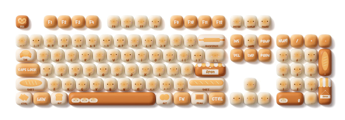 Akko Bun Wonderland 138 Key MOG Profile Dye Sub PBT Keycap Set
