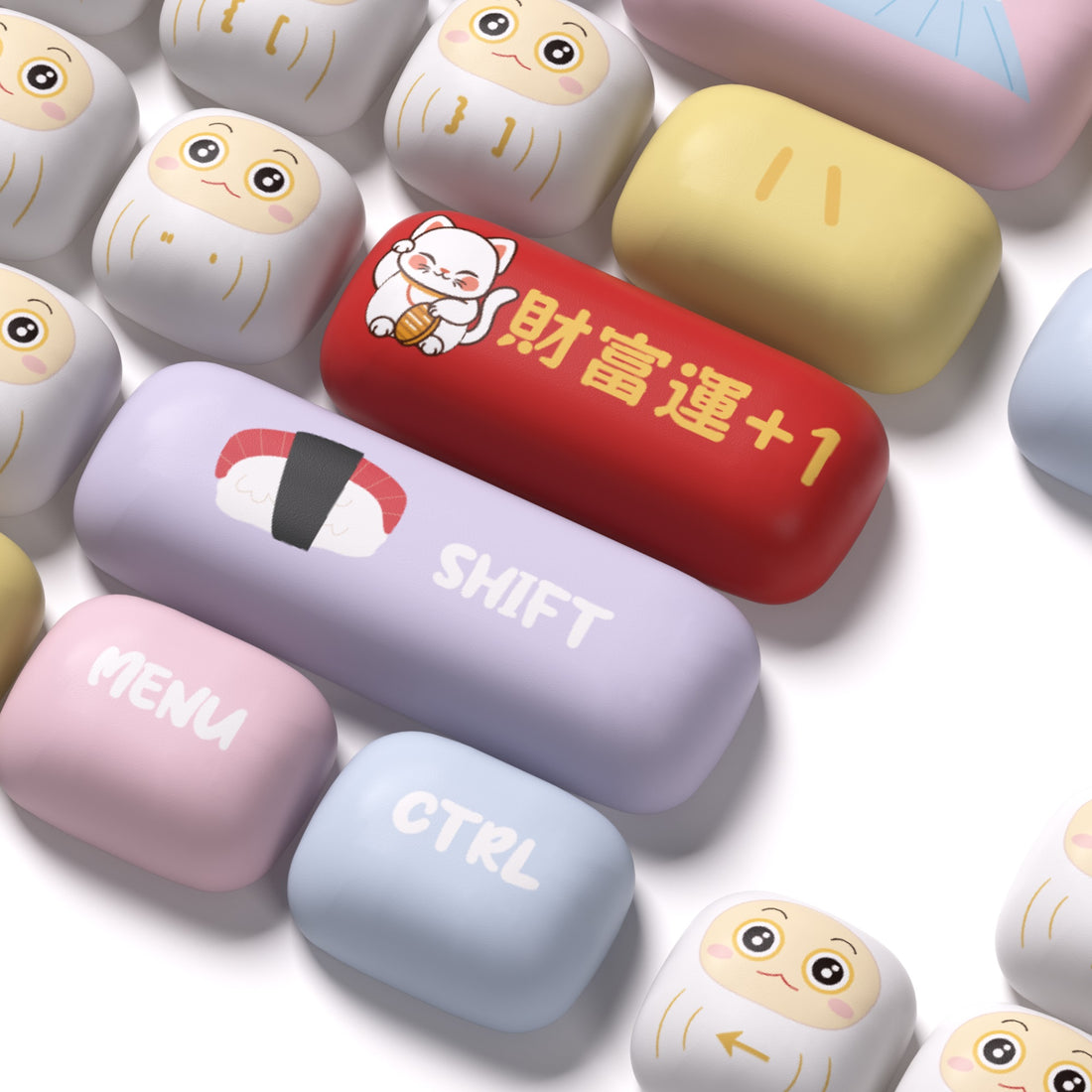 Akko Good Luck Charm 138 Key MOG Profile Dye Sub PBT Keycap Set
