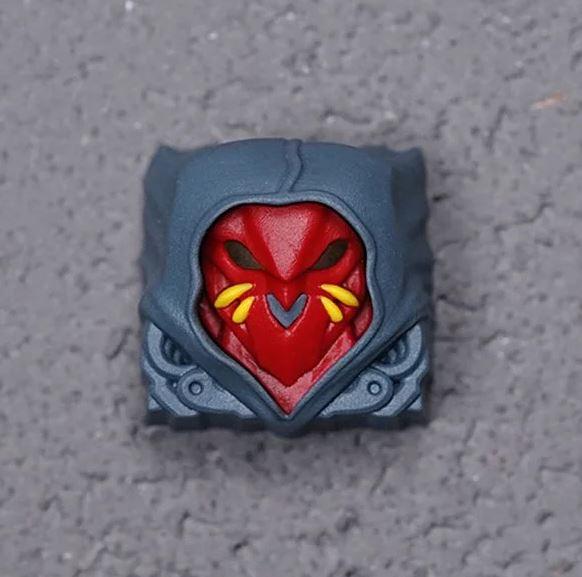 Hot Keys Project HKP Dead Man Red Face Artisan Keycap