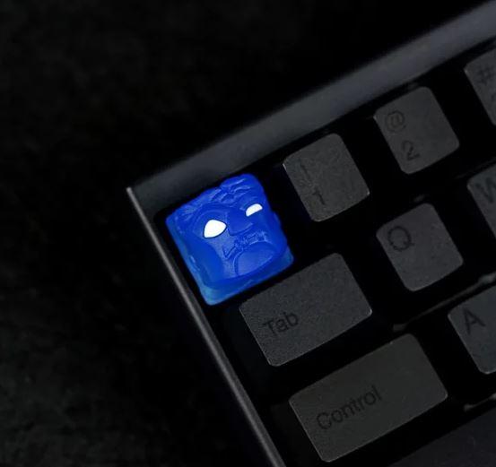 Hot Keys Project HKP Deadhead Water Blue Artisan Keycap