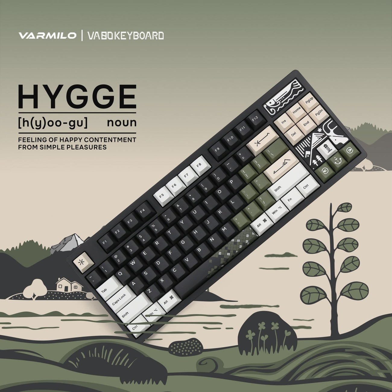 Varmilo Hygge VA80 Hotswap Bluetooth RGB Keyboard