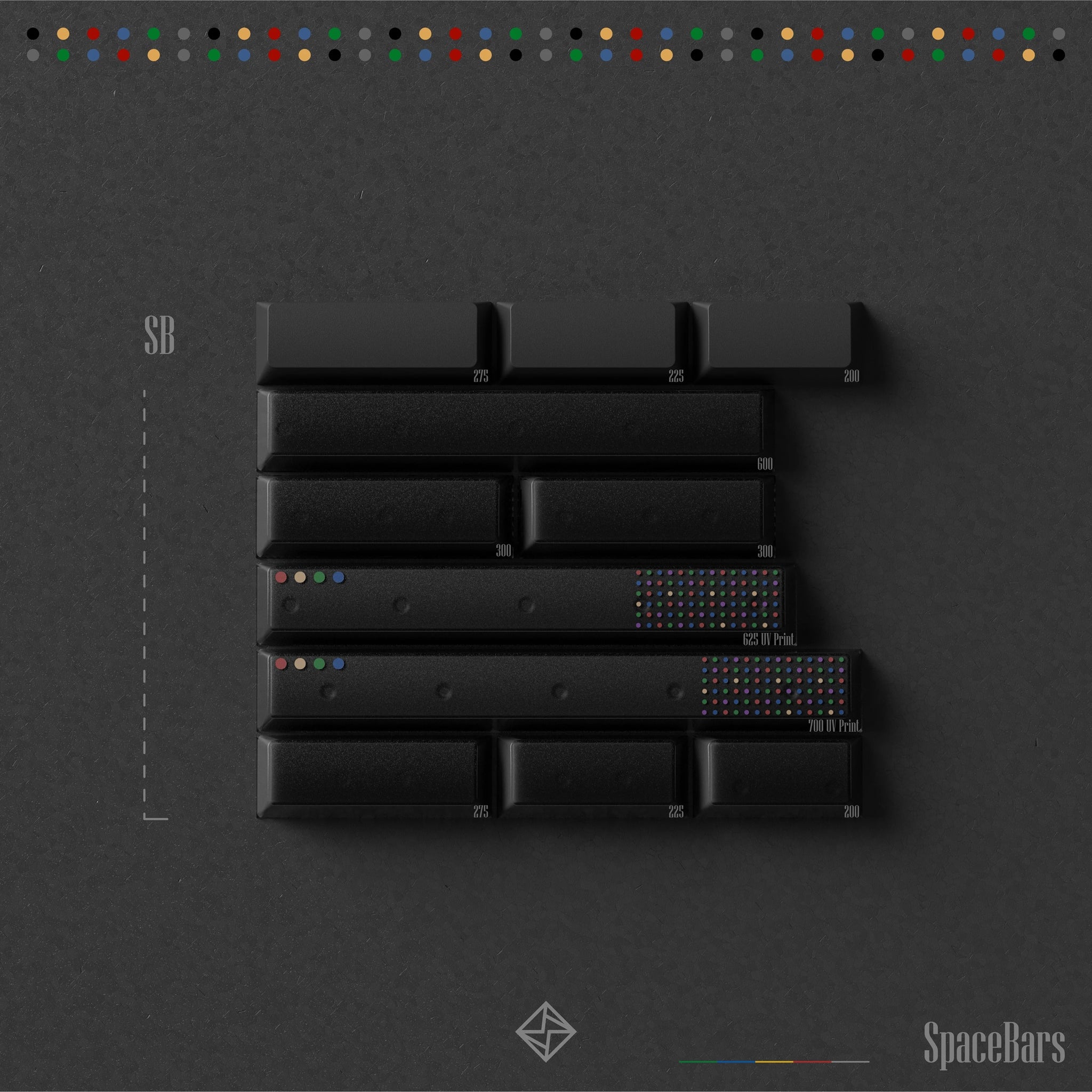 KBDFans PBTFans Retro Dark Lights R2 Keycap Set