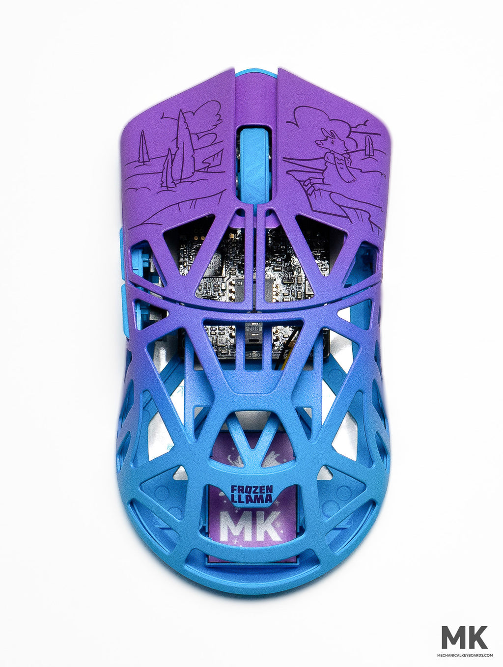 WLMOUSE x MK Frozen Llama Beast X Max 8K Wireless Mouse
