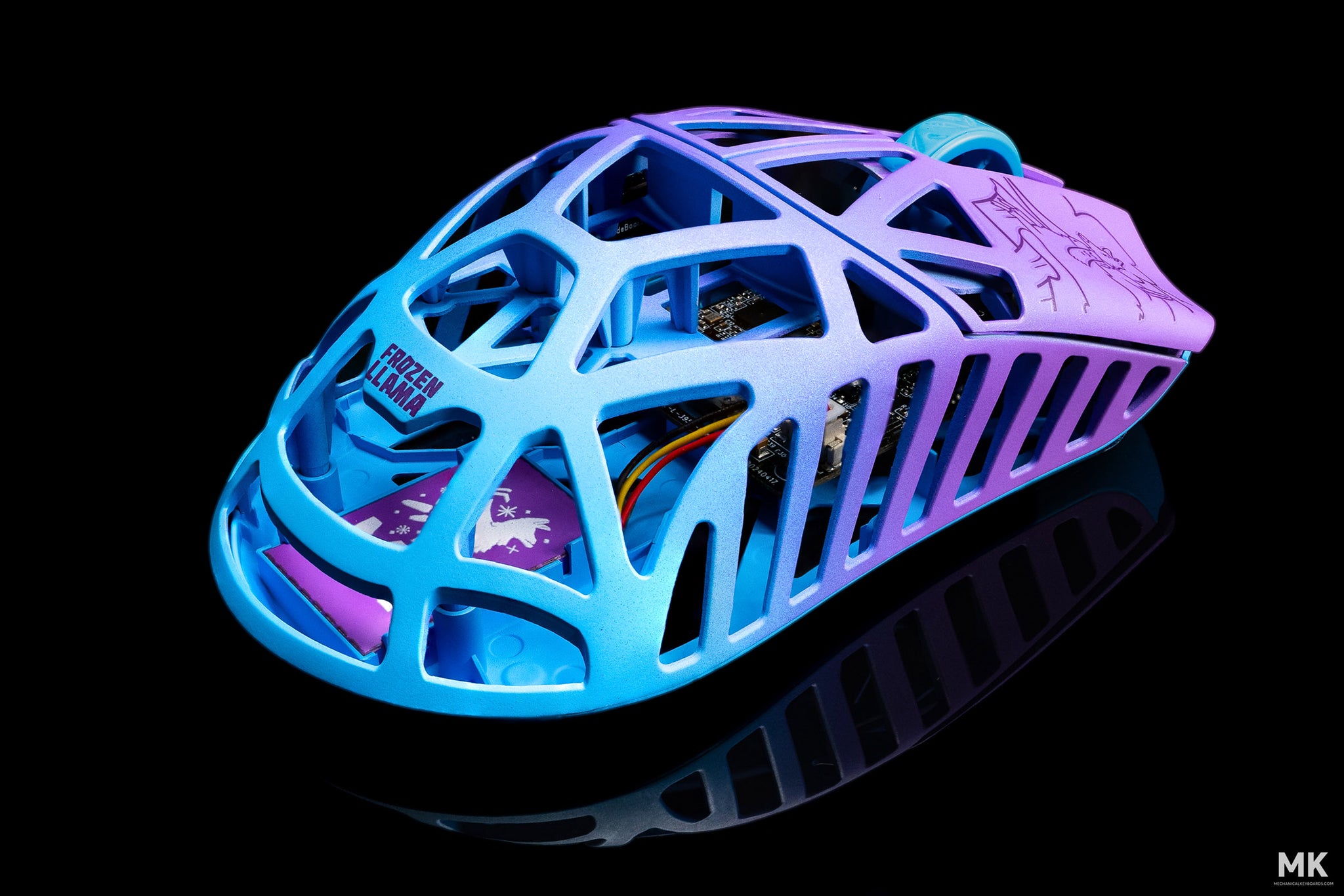 WLMOUSE x MK Frozen Llama Beast X Max 8K Wireless Mouse