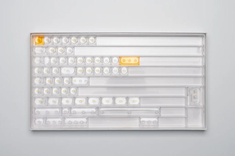 Chilkey Glazed Yellow 170 Key DDA Profile Dye Sub PC Keycap Set