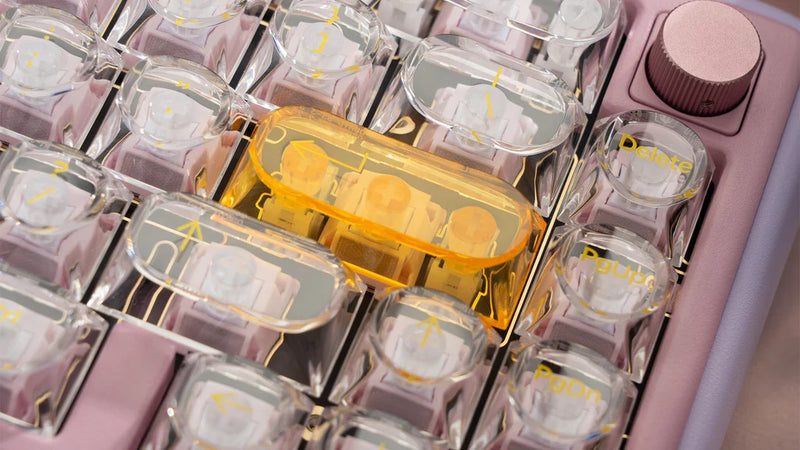 Chilkey Glazed Yellow 170 Key DDA Profile Dye Sub PC Keycap Set