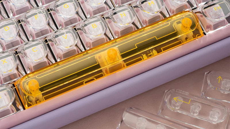 Chilkey Glazed Yellow 170 Key DDA Profile Dye Sub PC Keycap Set