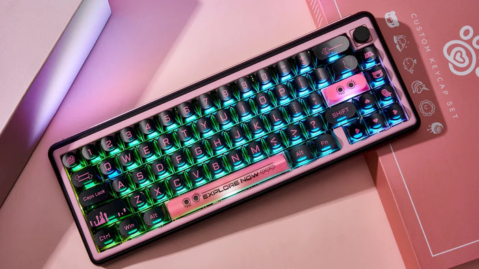 Chilkey Dark Blush 170 Key DDA Profile Dye Sub PC Keycap Set