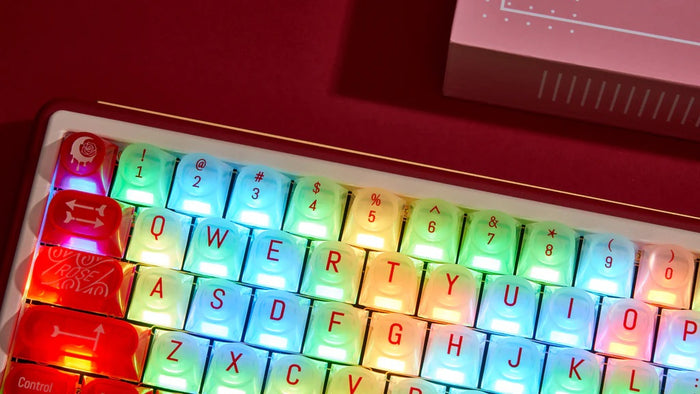 Chilkey Wild Rose 170 Key DDA Profile Dye Sub PC Keycap Set