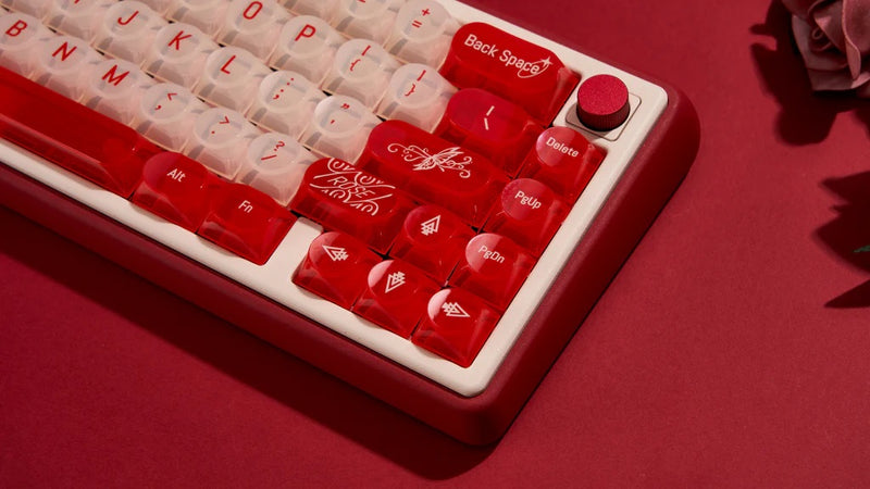 Chilkey Wild Rose 170 Key DDA Profile Dye Sub PC Keycap Set