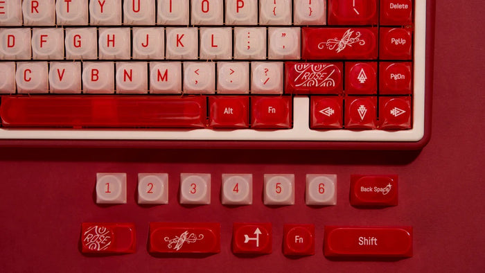 Chilkey Wild Rose 170 Key DDA Profile Dye Sub PC Keycap Set