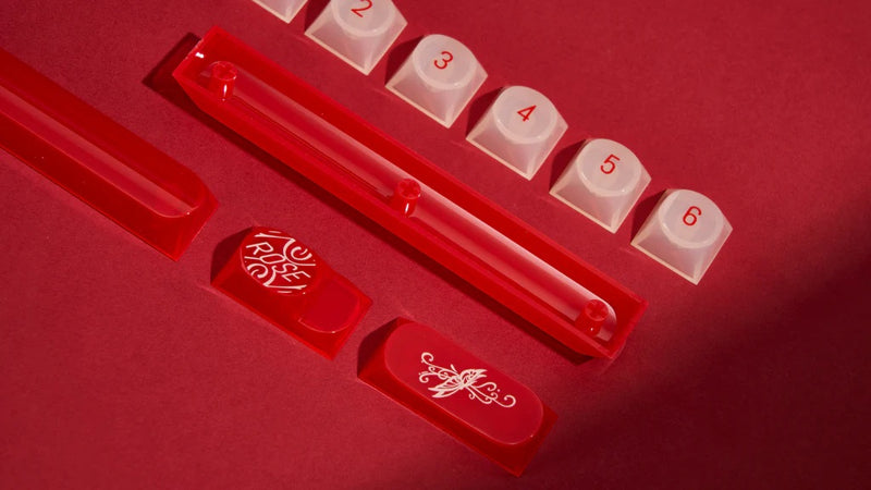 Chilkey Wild Rose 170 Key DDA Profile Dye Sub PC Keycap Set