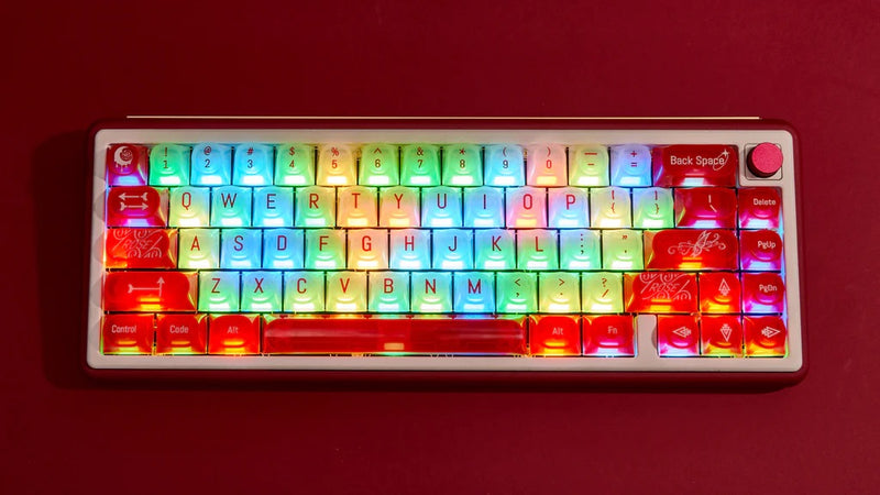 Chilkey Wild Rose 170 Key DDA Profile Dye Sub PC Keycap Set
