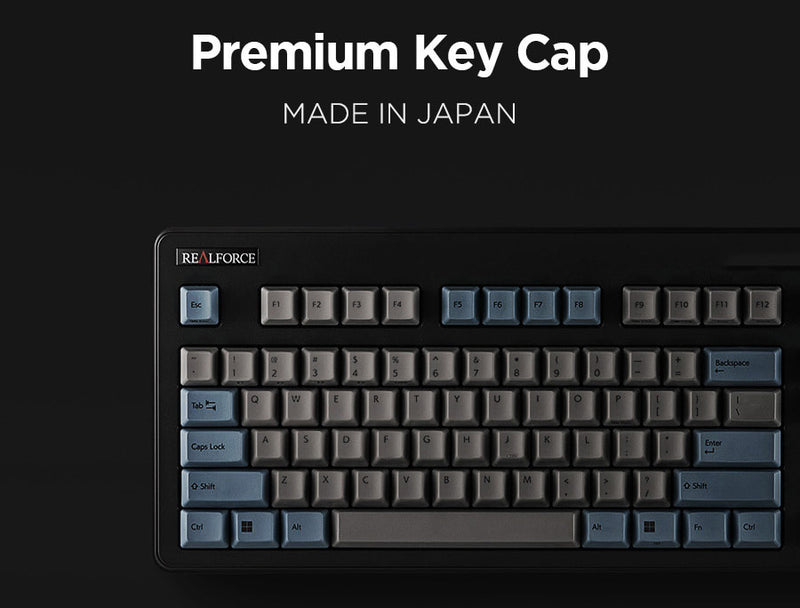 Topre Realforce R3 Grey / Blue Wireless Keyboard