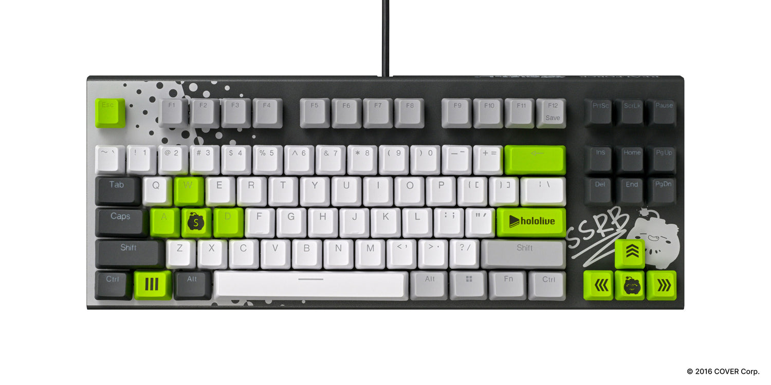 hololive x Realforce GX1 Shishiro Botan Keyboard