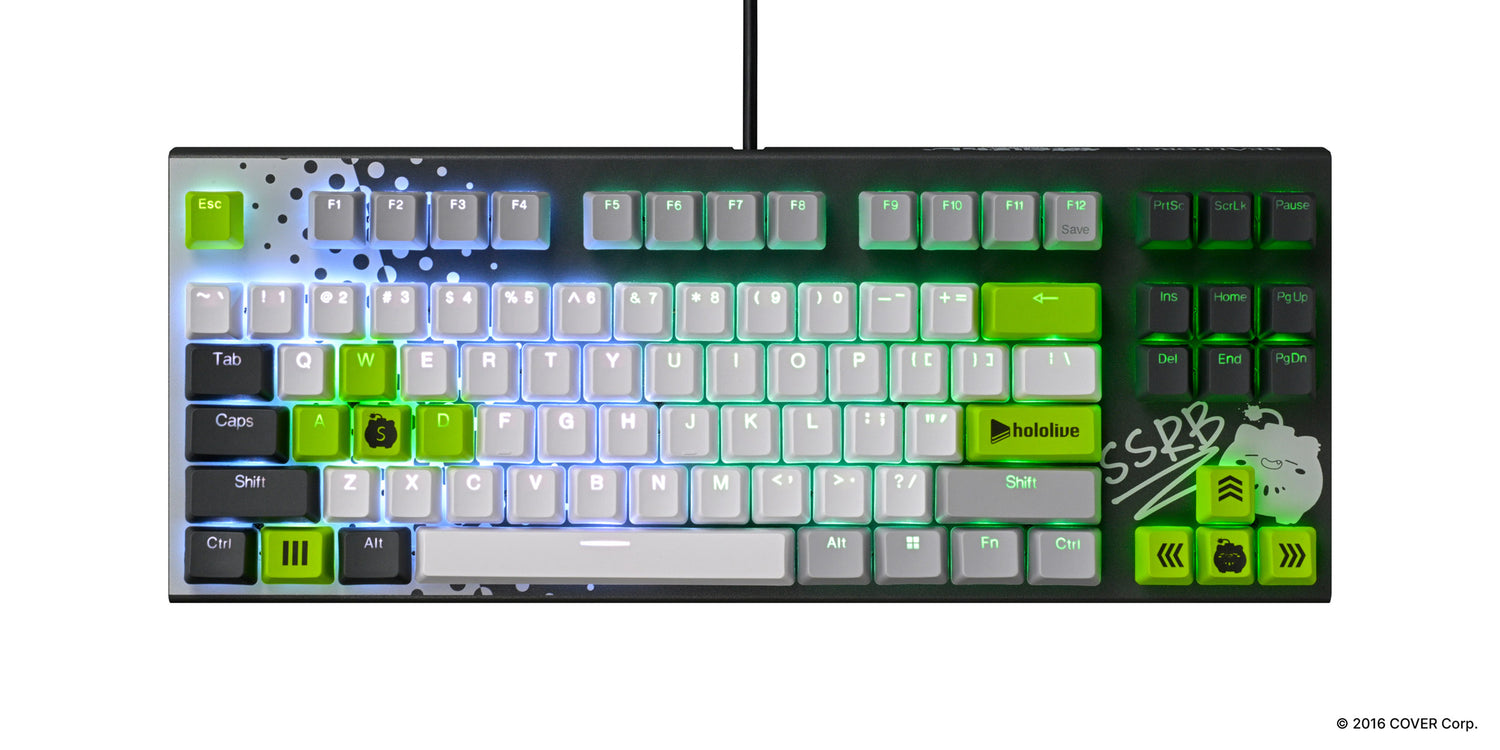 hololive x Realforce GX1 Shishiro Botan Keyboard