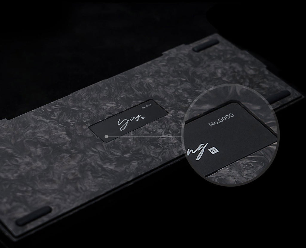 WLMOUSE Ying63 HE 8K Forged Carbon Fiber RGB Keyboard