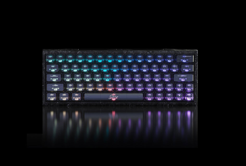 WLMOUSE Ying63 HE 8K Forged Carbon Fiber RGB Keyboard