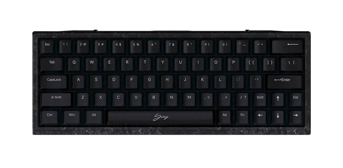 WLMOUSE Ying63 HE 8K Forged Carbon Fiber RGB Keyboard