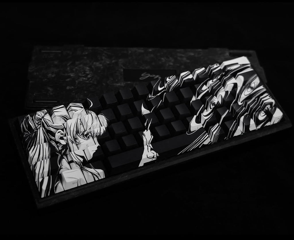 WLMOUSE Ying63 HE 8K Forged Carbon Fiber RGB Keyboard