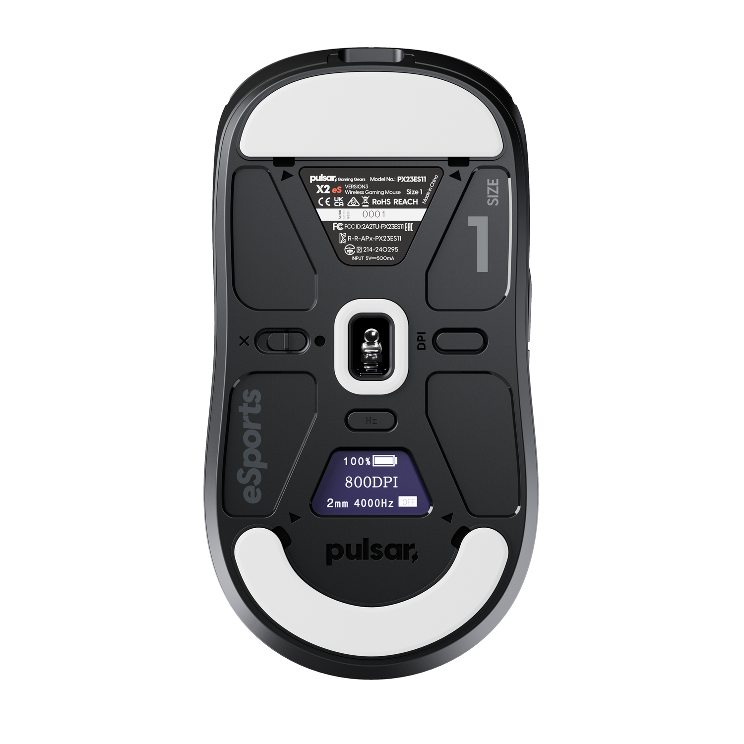 Pulsar X2 v3 eS 1K / 8K Wireless Mouse
