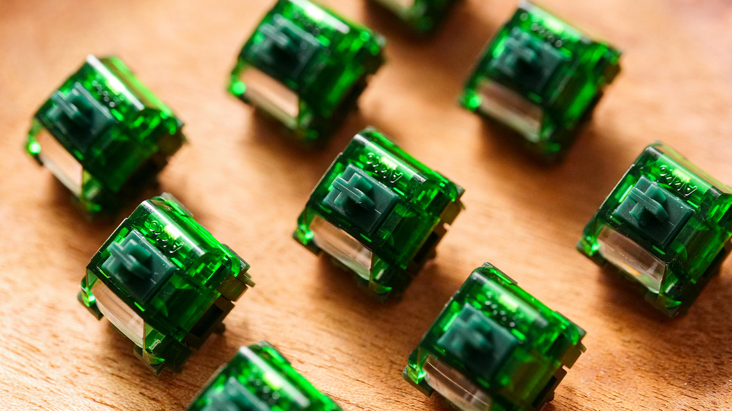 Akko x Monsgeek Green Fog 60g Linear PCB Mount Switches 45 Pack