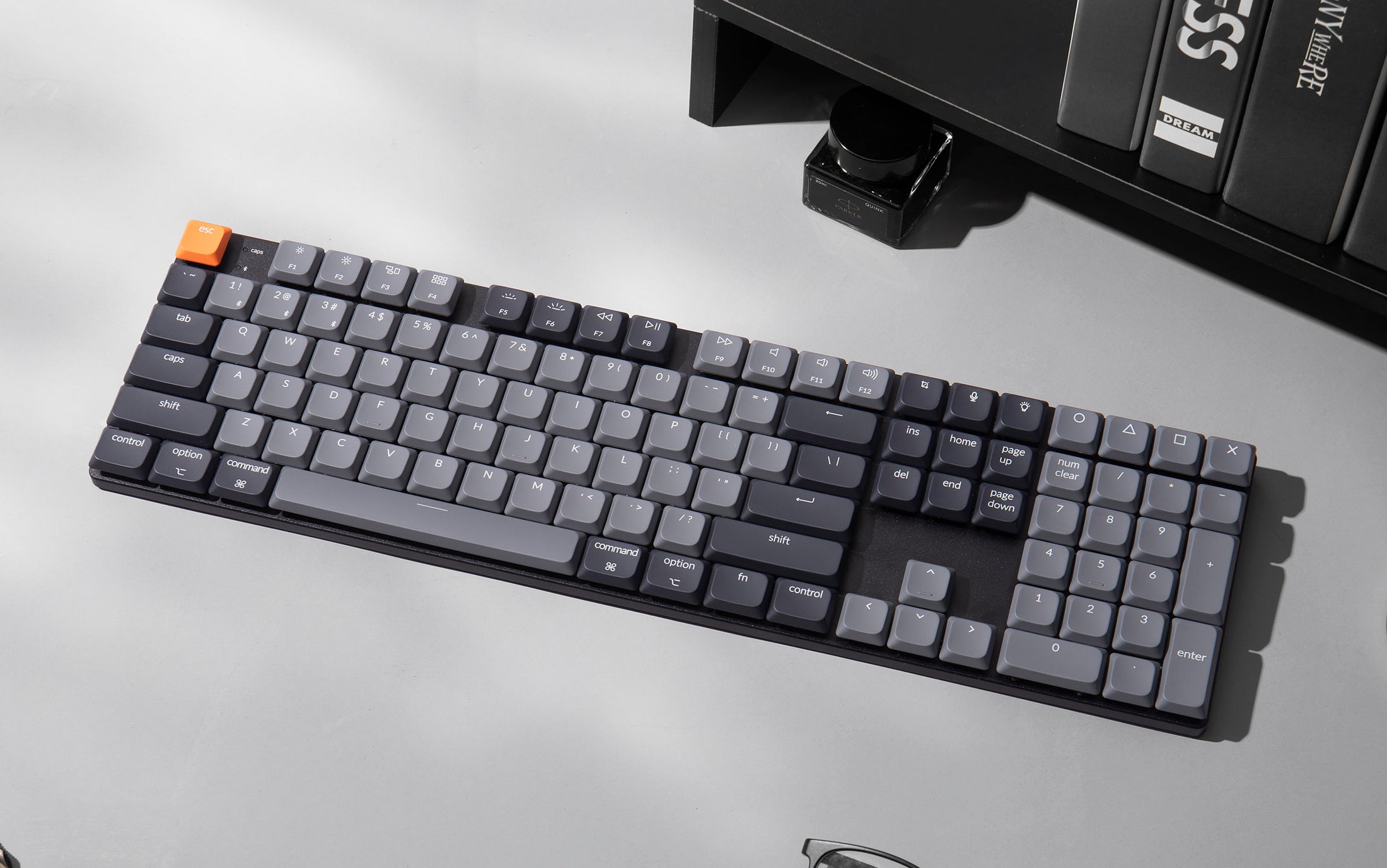 Keychron K5 QMK V2 Hotswap Wireless RGB Low Profile Keyboard
