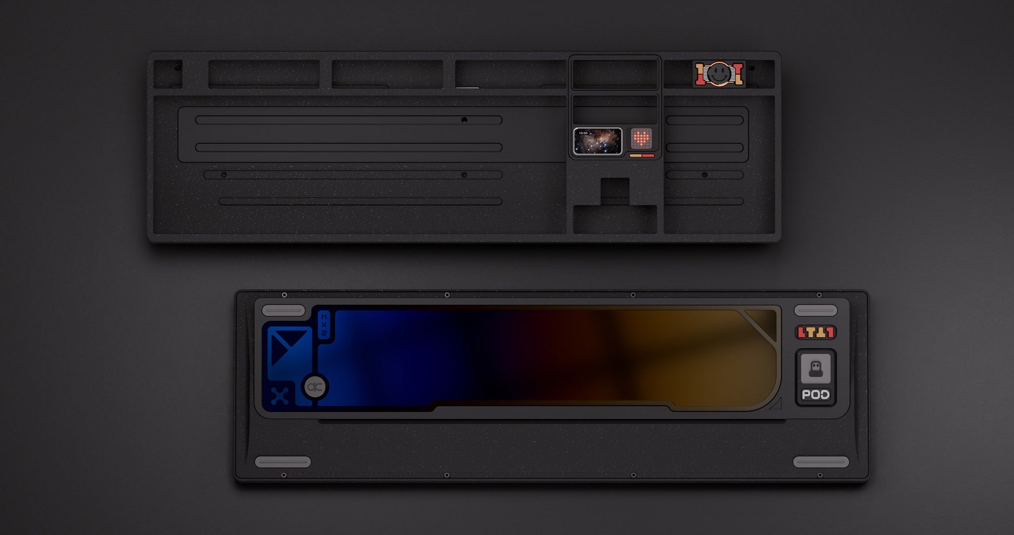 Qwertykeys QK101 WK Aluminum Barebones Wireless DIY Keyboard Kit