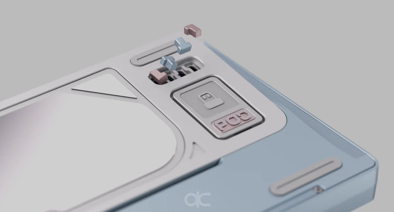 Qwertykeys QK101 WK Aluminum Barebones Wireless DIY Keyboard Kit