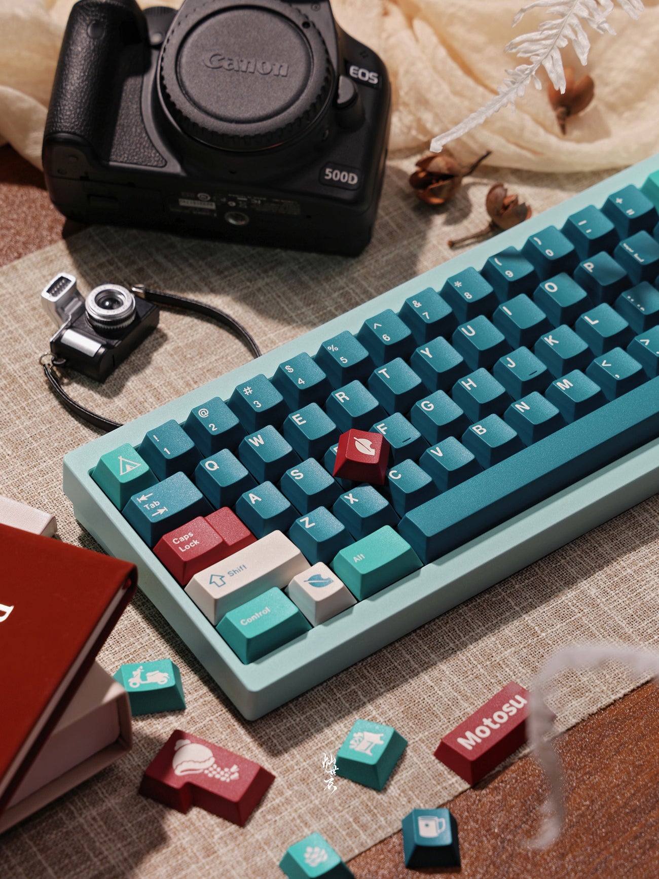 Key Kobo Motosu Lake Cherry Profile Double Shot ABS Keycap Set