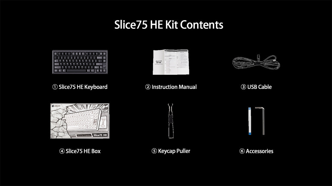 Chilkey Slice75 HE 8K Aluminum Keyboard