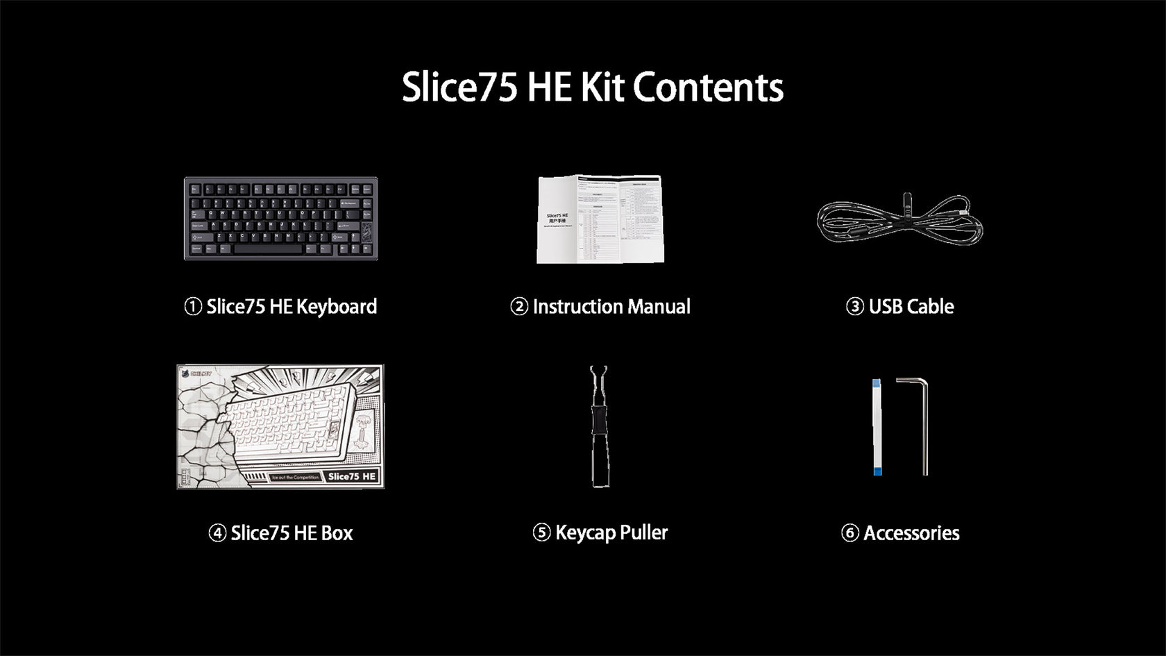 Chilkey Slice75 HE 8K Aluminum Keyboard
