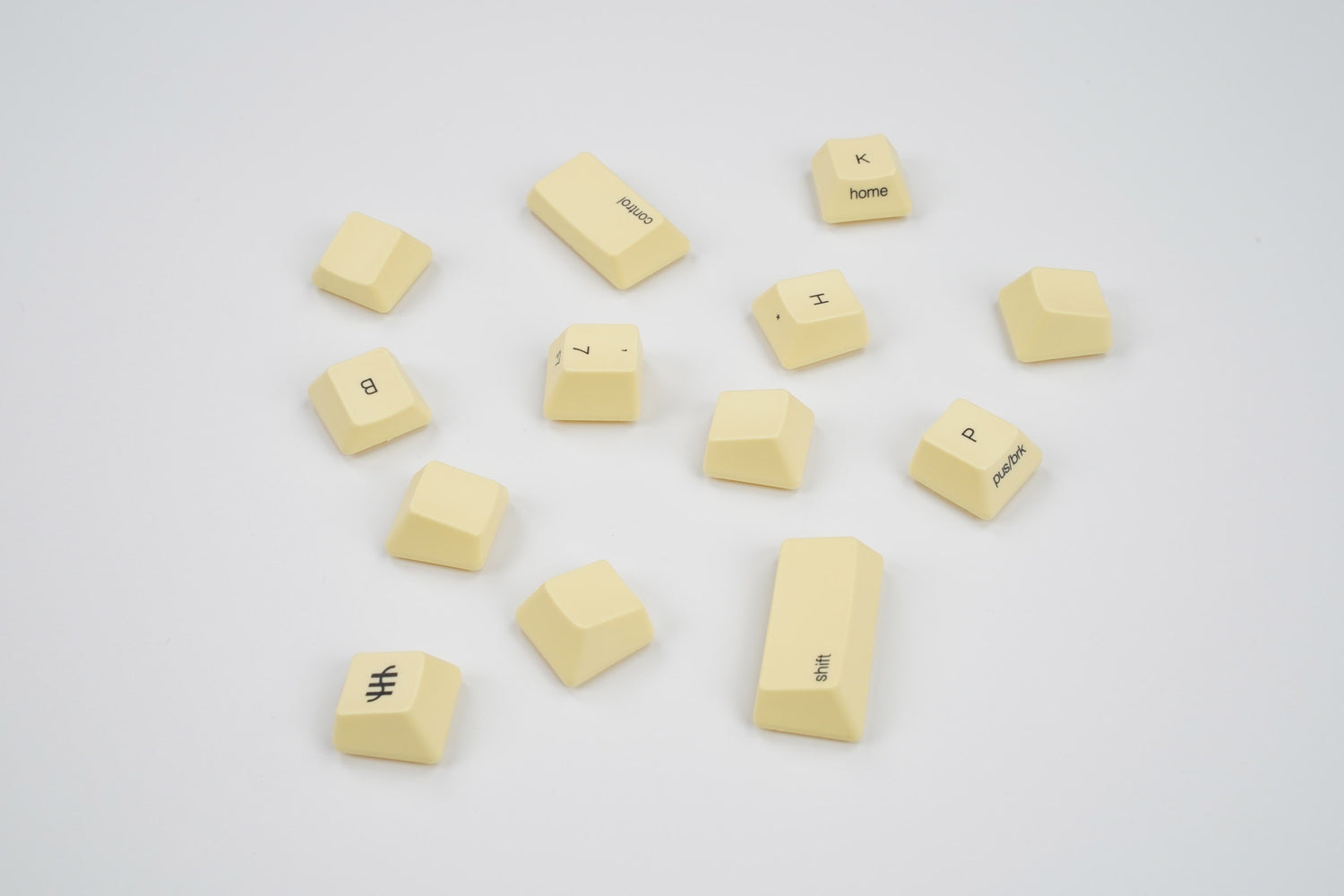 HHKB Dandelion 60 Key Topre Keycap Set