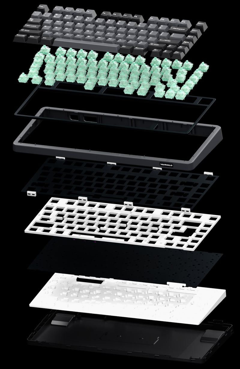 Varmilo Minilo75 HE Black 75% 8K RGB Keyboard