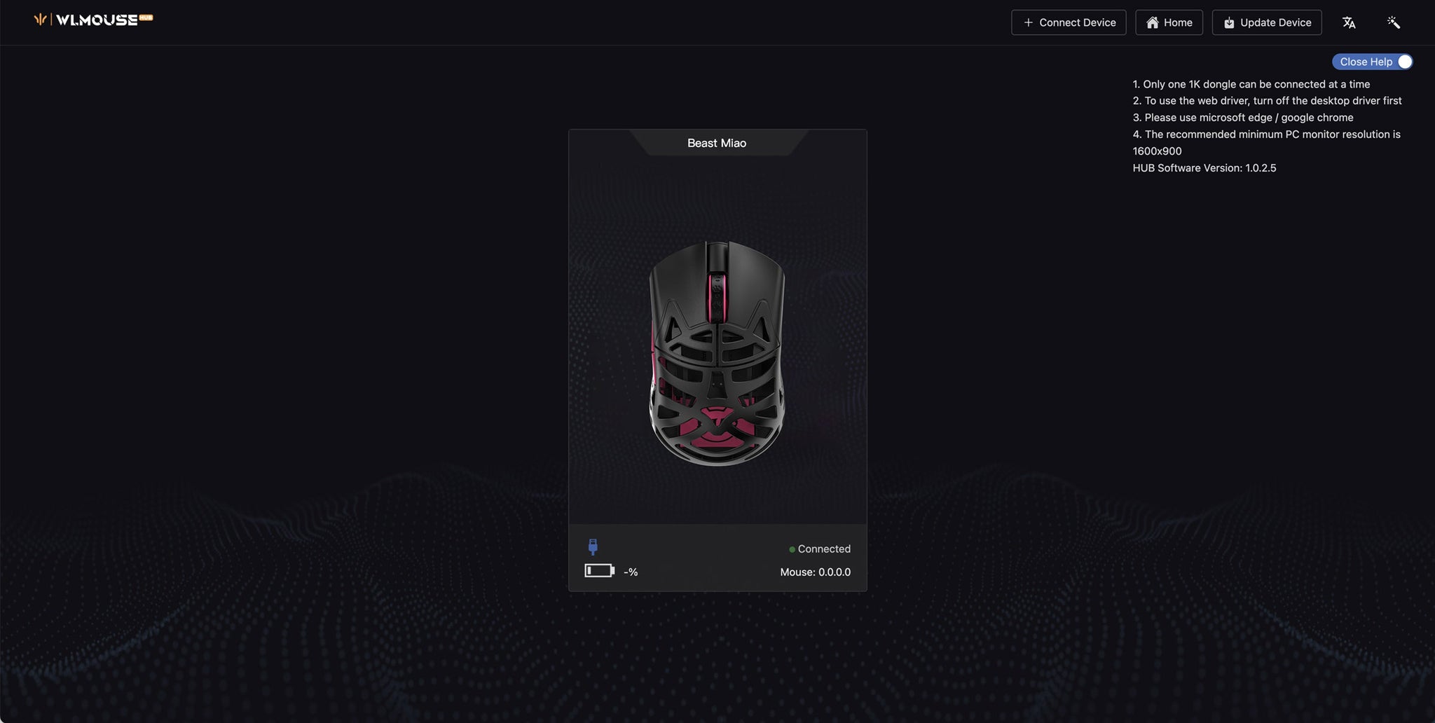MK x WLMOUSE Beast Miao 8K Wireless Mouse