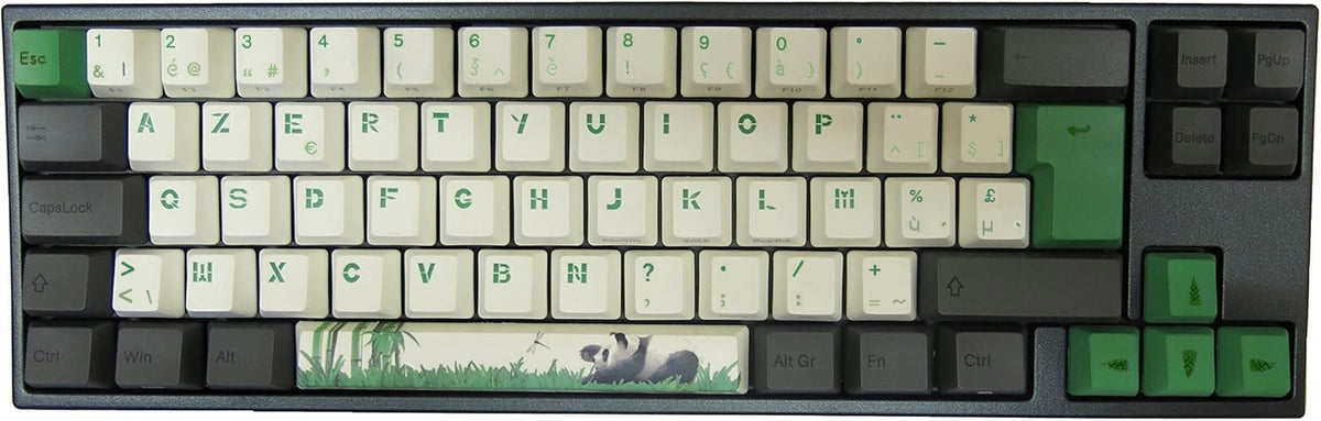 Ducky x Varmilo MIYA Pro Panda Belgian 65% White LED Mechanical Keyboa