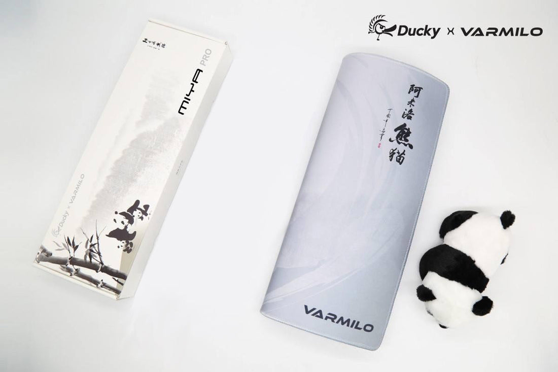 Ducky x Varmilo MIYA Pro Panda Belgian 65% White LED Mechanical Keyboa