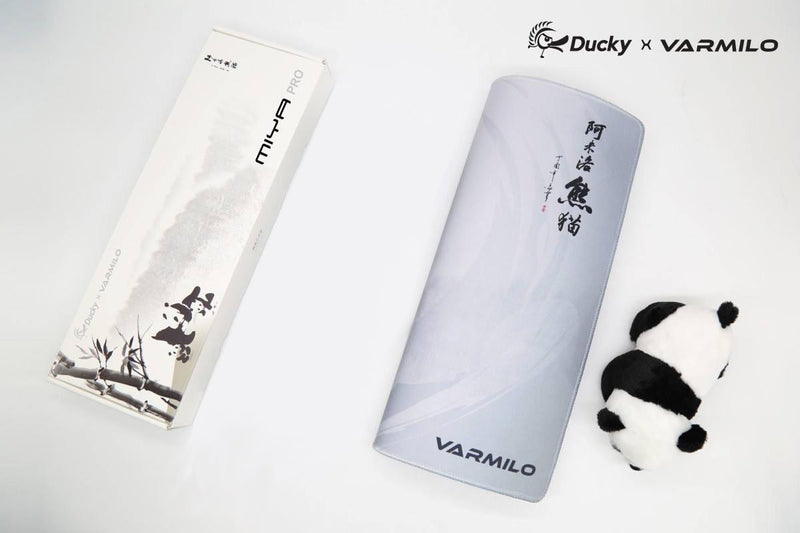 Ducky x Varmilo MIYA Pro Panda Belgian 65% White LED Mechanical Keyboa