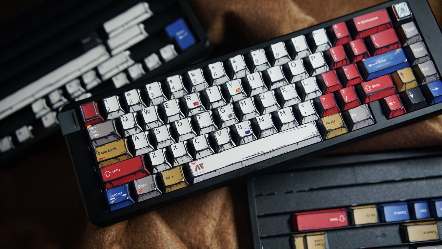 Click Inc Comic Cherry Profile Dye Sub Keycaps