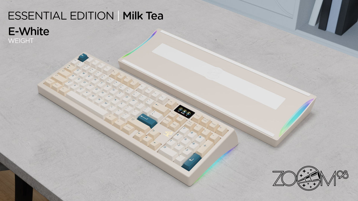 Meletrix Zoom98 Special Edition Barebones Wireless RGB Keyboard DIY Ki