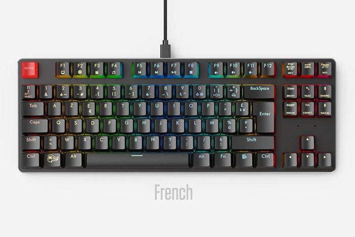 Glorious PC GMMK Customizable / Barebones ISO TKL RGB LED Mechanical K