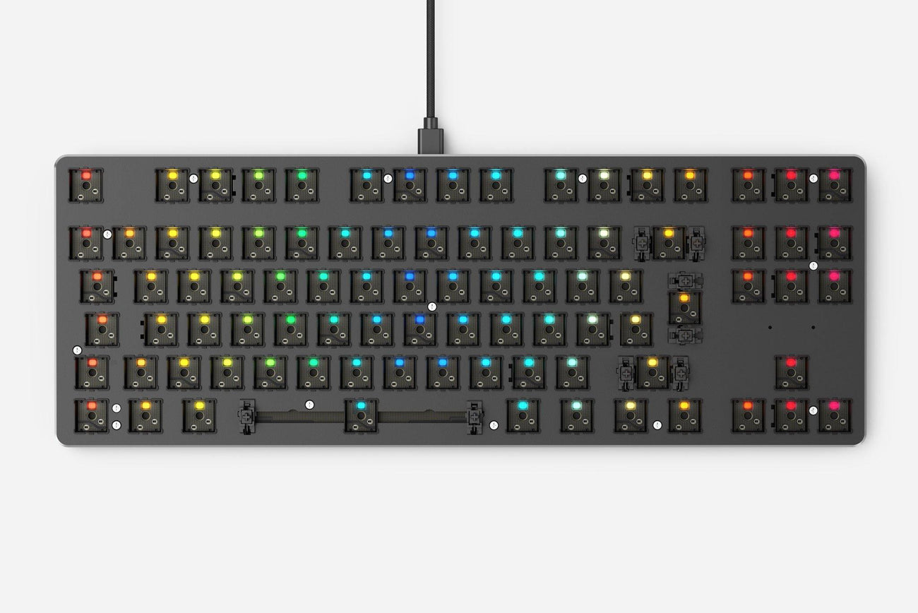 Glorious PC GMMK Customizable / Barebones ISO TKL RGB LED Mechanical K