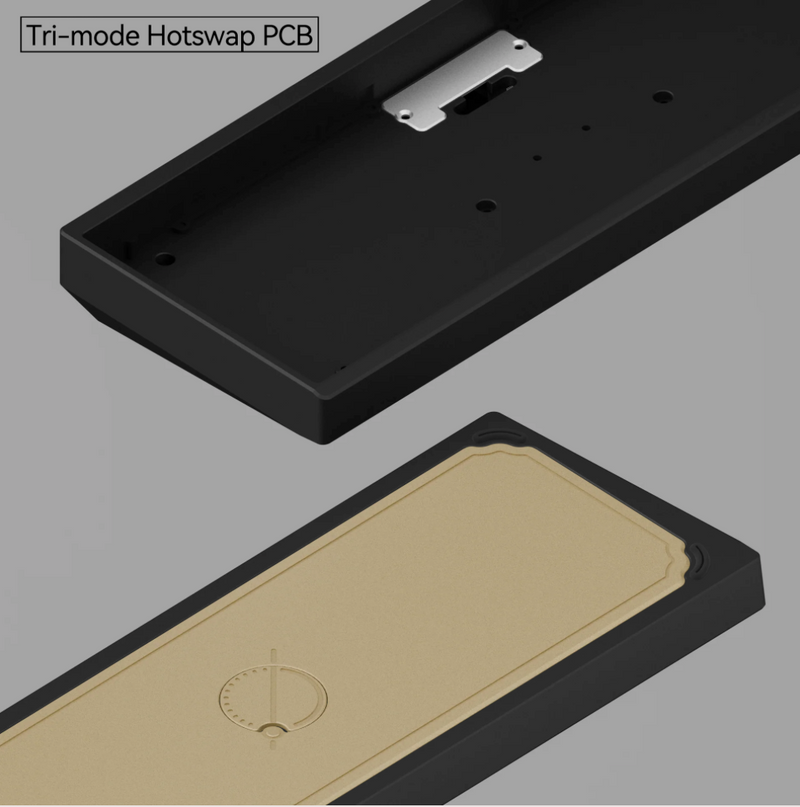 Neo60 Core Aluminum Plateless Barebones 60% Hotswap Wireless DIY Keybo