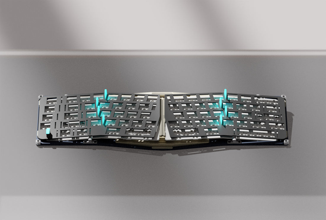 Neo Ergo Aluminum Plateless Barebones 65% Alice DIY Keyboard Kit