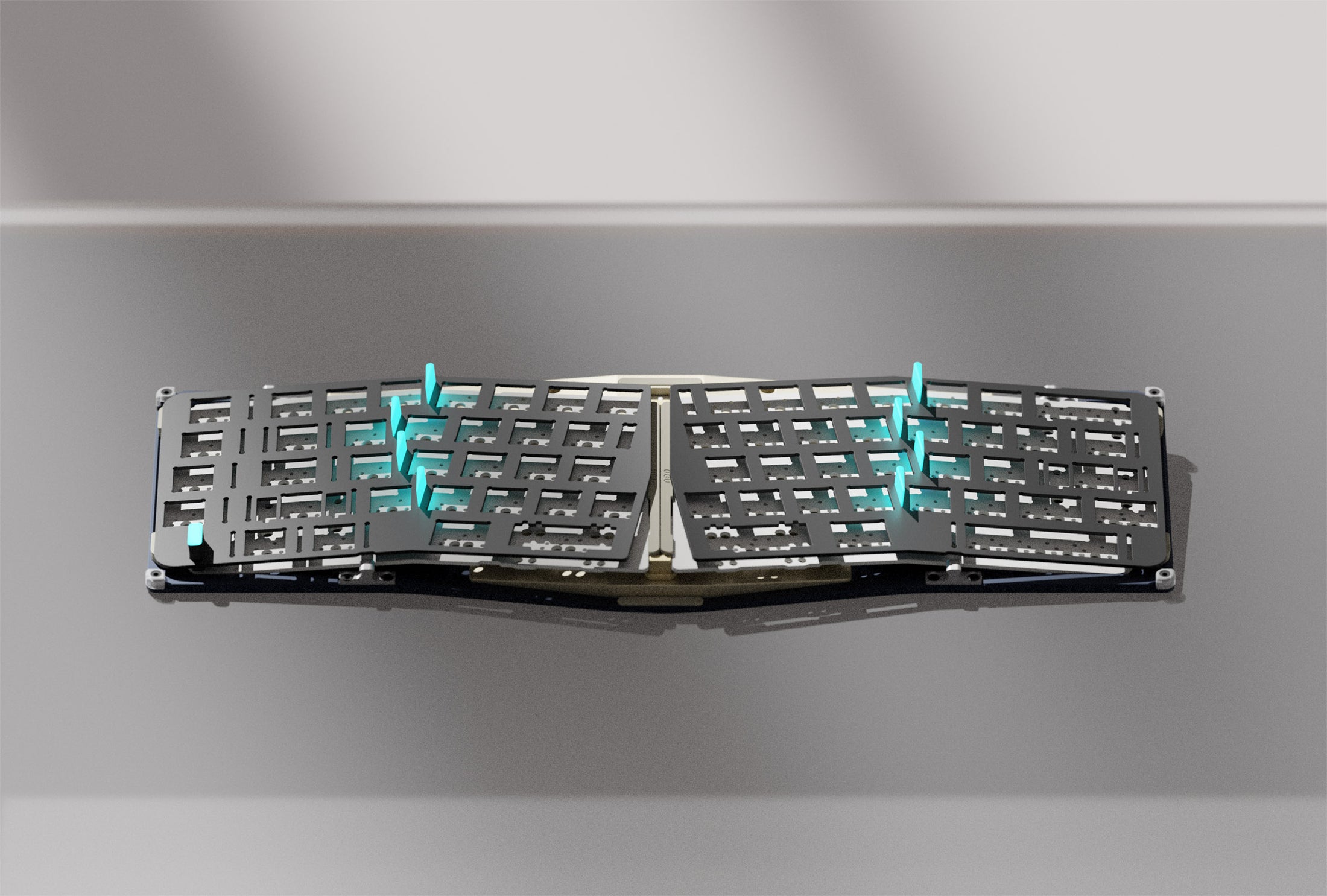 Neo Ergo Aluminum Plateless Barebones 65% Alice DIY Keyboard Kit