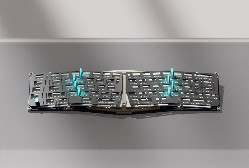 Neo Ergo Aluminum Plateless Barebones 65% Alice DIY Keyboard Kit