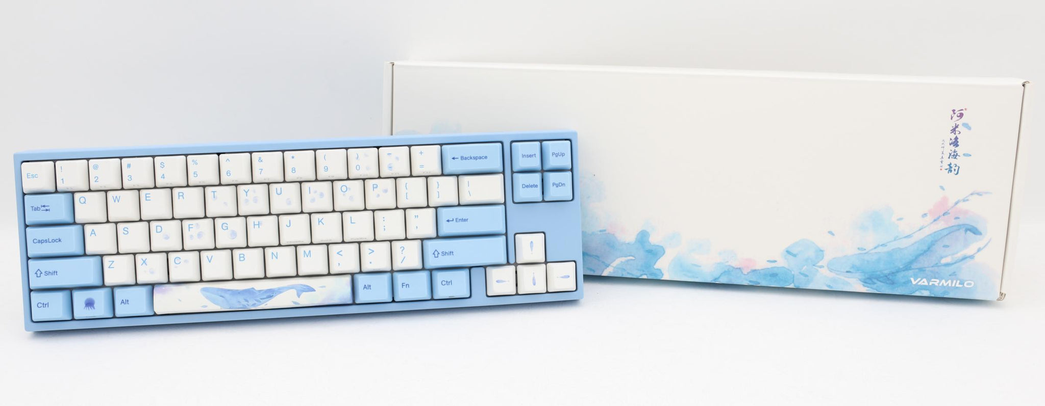 Ducky x Varmilo Miya Pro Sea Melody 65% White LED Dye Sub PBT Mechanic