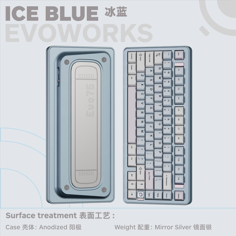 Evoworks Evo75 Aluminum Hotswap Wireless Keyboard